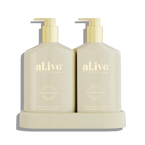 Alive Body Wash & Lotion Duo - Golden Wattle & Citrus - Card N All