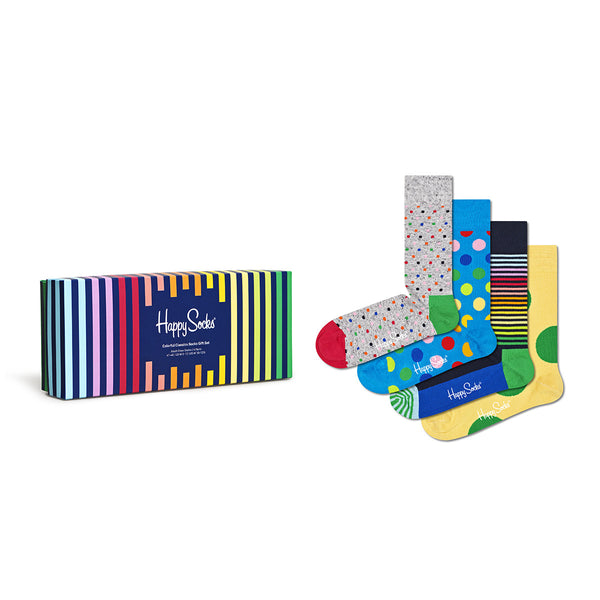 Happy Socks Gift Set Colorful Classics Socks 4-Pack - Card N All